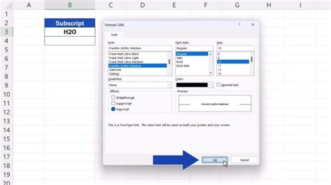 How To Add Subscript In Excel The Simplest Way Easyclick