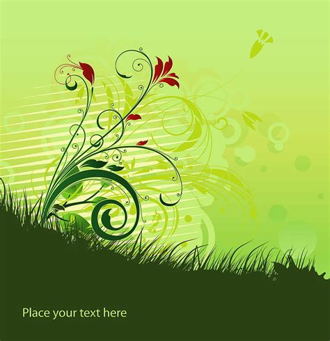 빈티지 꽃 배경 벡터 Ai Eps Uidownload