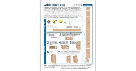 Woodworking For Wildlife Wood Duck Box