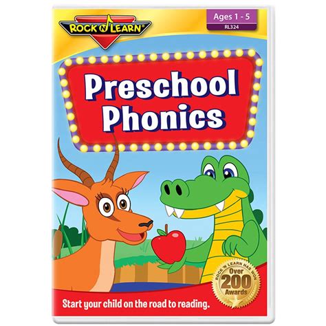 Preschool Phonics Dvd Rl 324 Rock N Learn Dvd And Vhs