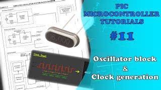 PIC MCU TUTORIALS 11 Oscillator Block U0026 Clock Ge Doovi