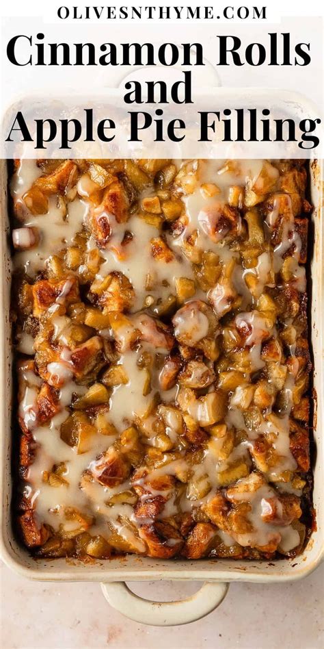 Cinnamon Rolls With Apple Pie Filling Recipe Pillsbury Cinnamon