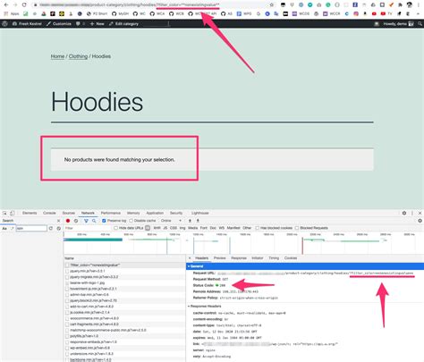 Status Code Of Filtered Category Pages In Case Of Non Existing Product