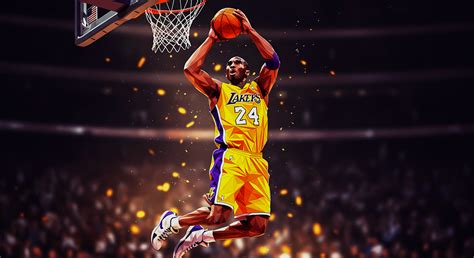 4k Wallpaper Kobe Bryant Lakers Dunk For Screen Free 4k Wallpaper