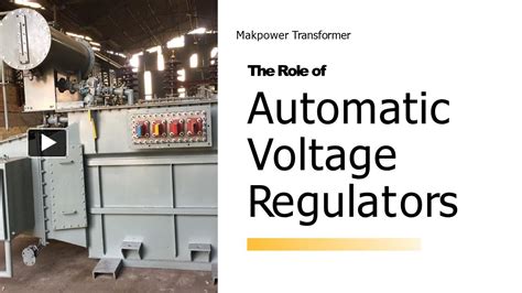 Ppt The Role Of Automatic Step Voltage Regulators Powerpoint Presentation Free To Download