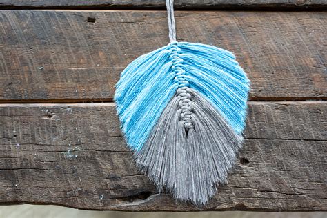 How to Make a Macramé Feather Creative Fabrica