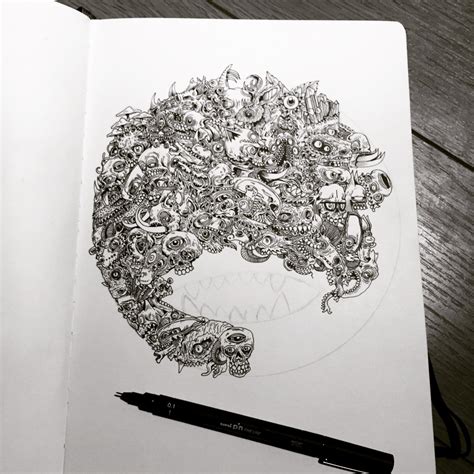 Untitled Drawing By Tom Joyce Doodle Addicts