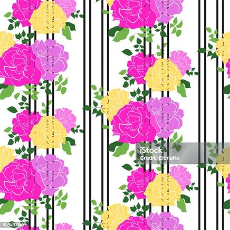 벡터에 흰색 배경 손으로 그린 정원 장미 꽃으로 완벽 한 패턴입니다 화장품 인사말 카드 청첩장 직물 또는 종이 포장을 위한 꽃 디자인 일러스트 0명에 대한 스톡 벡터 아트