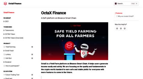 Octax Gitbook Io Octax Finance Octax Finance Octax Gitbook