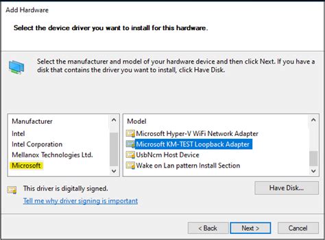 How To Install Microsoft KM TEST Loopback Adapter On Different Operating Systems Industrial