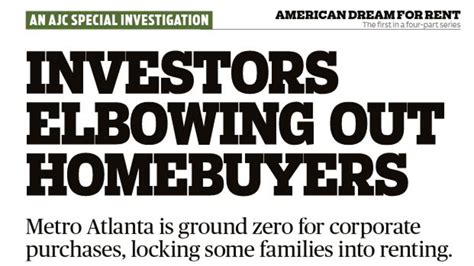 American Dream For Rent Read The Ajc Investigation