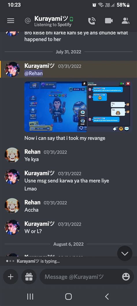 Thor On Twitter Clips Of Dhruv Begging Me To Talk To Her Brawl Stars Gf She Broke