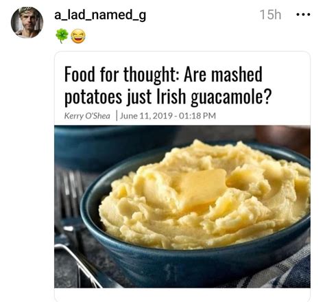 Literal Food For Thought R Potato