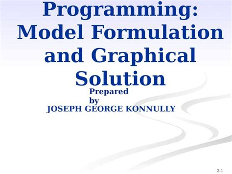 Pptx Linear Programming Model Formulation Graphical Method Dokumentips