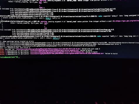 Missing Programs While Compiling Kernel Rkisslinux