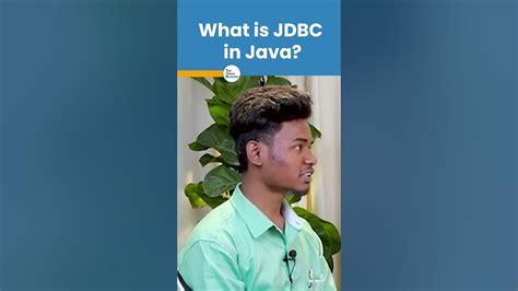 What Is Jdbc In Java Java Interview Question Shorts Kiransir Java Freshers Youtube