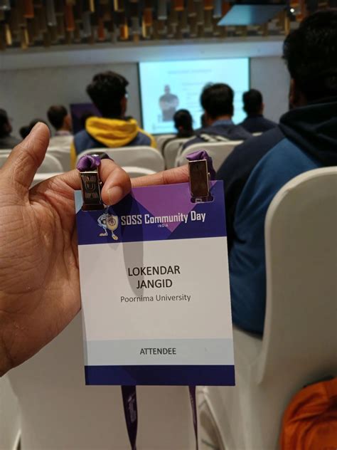 Lokendar Jangid On Linkedin Communityday Soss Networking