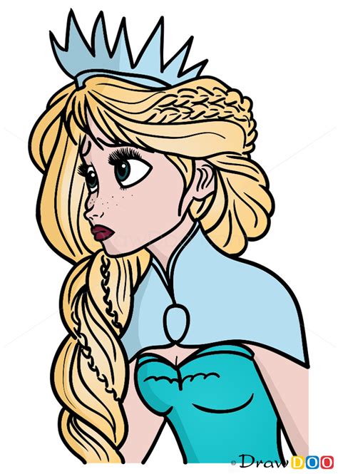How To Draw A Frozen Characters