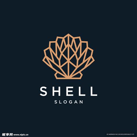 贝壳logo设计图 广告设计 广告设计 设计图库 昵图网