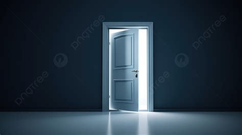어두운 방에 열린 문 파란색 배경에 열린 문 3d 그림 고화질 사진 사진 문호 개방 배경 일러스트 및 사진 무료 다운로드 Pngtree