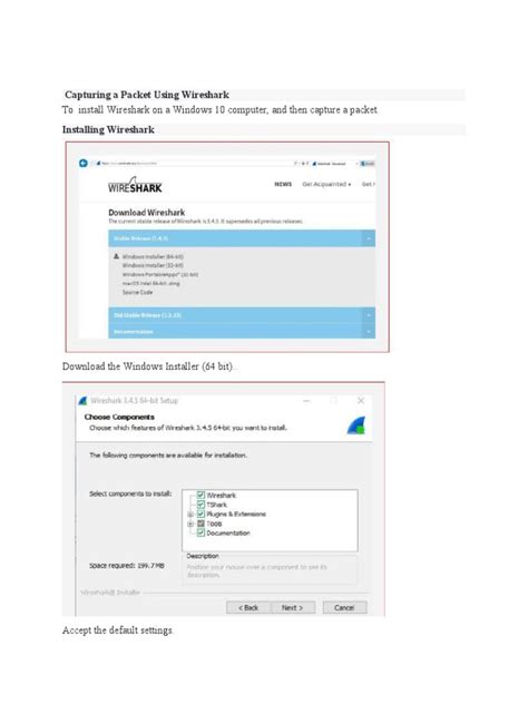 Capturing A Packet Using Shark Pdf Transmission Control Protocol