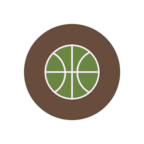 컬러 서클 농구 볼 벡터에서 세련 된 아이콘 Eps Ai Uidownload
