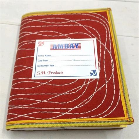 Ambay Red Ledger Book At ₹ 250 Piece खाता बही पुस्तकें In New Delhi