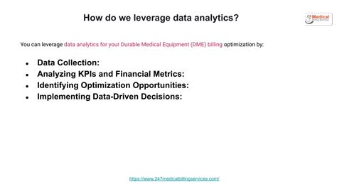 PPT Data Driven DME Leveraging Analytics For Billing Optimization PowerPoint Presentation