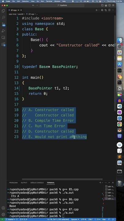 Pointer Objects Dont Call The Constructor Of The Class Cppprogramming