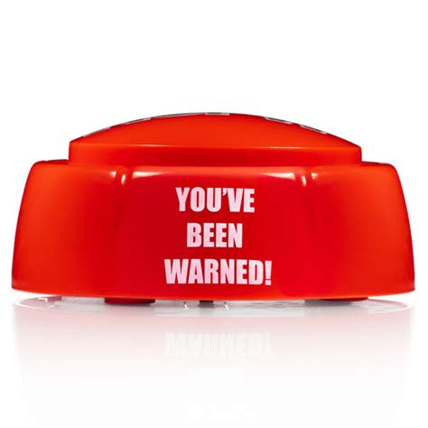 NSFW Button Attention Grabbing Shocker Adult Desk Toy Youve Been Warned Limited Edition