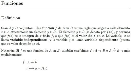 Funciones Matematica Y Fisica
