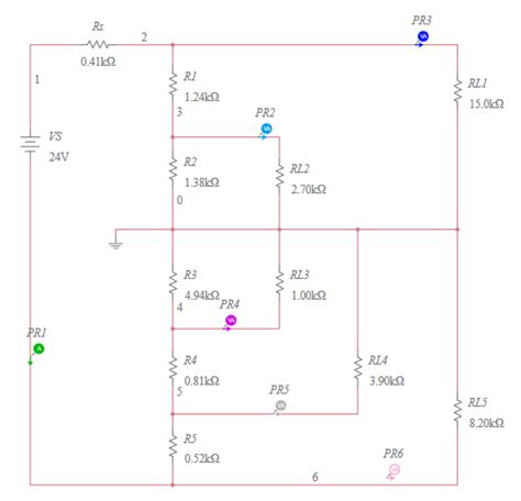 Voltage Divider Lab 06 3 Multisim Live