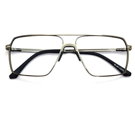 Metal Stylish Rectangular Eyeglasses 2562