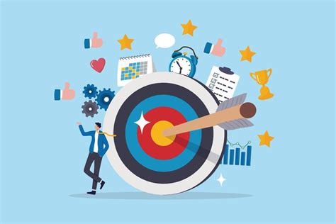Goals Setting Target Achievement Focus On Success Outcome Planning