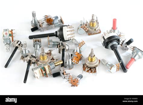 Different Radio Electronic Components Stock Photo Alamy