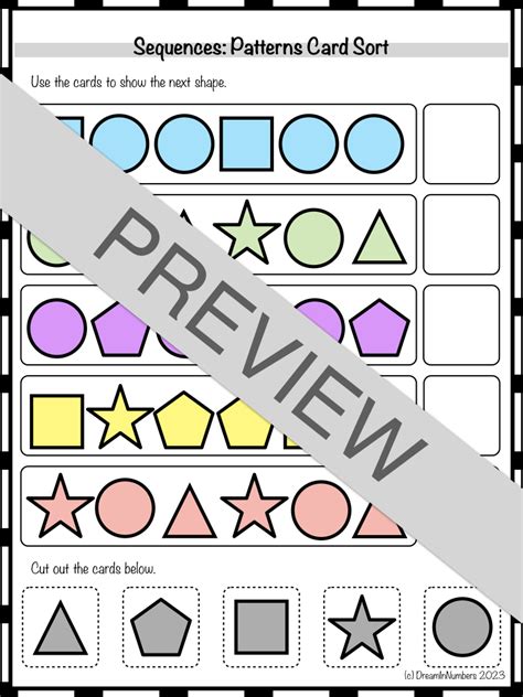 Sequences Shape Patterns EYFS And KS1 Teaching Resources