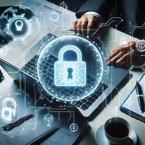 Cyber Security Ransomware Email Phishing Encrypted Technology Premium Ai Generated Image