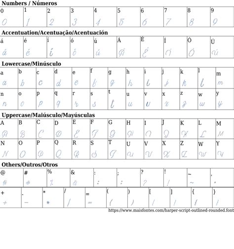Harper Script Outlined Rounded Free Font Download Maisfontes