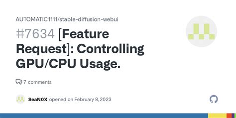 Feature Request Controlling Gpucpu Usage · Issue 7634