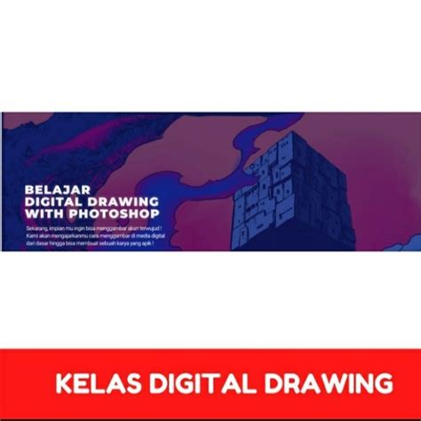 jual e course kelas digital drawing shopee indonesia