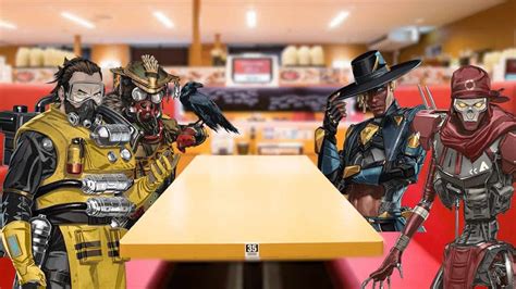 スシローに行くシア達【apex】 Apex動画まとめ