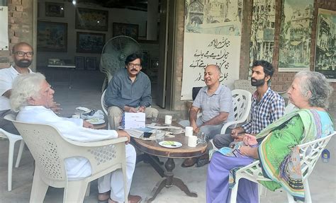 Today Visited Dr Ejaz Anwar House Jawed Iqbal Cartoonist