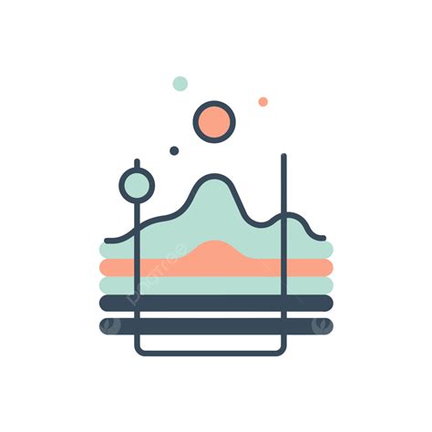 평면 배경과 산의 하이테크 라인 아이콘 벡터 신호 직계 아이콘 평면 아이콘 Png 일러스트 및 벡터 에 대한 무료 다운로드 Pngtree