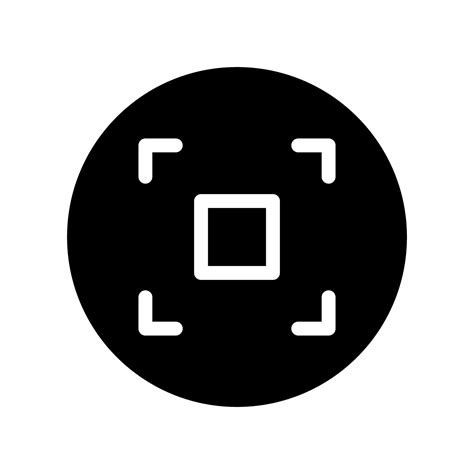 Simple Round QR Code Scan Icon Vector 26734813 Vector Art At Vecteezy