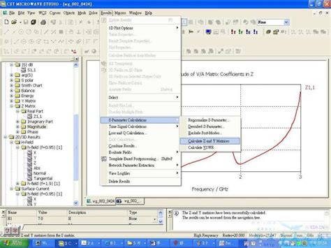 Cst里如何输出s参数的实部和虚部？ 微波eda网