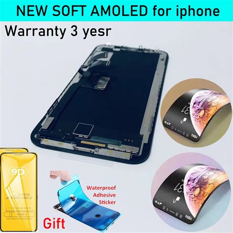Huaxing 소프트 Amoled Lcd 디스플레이 아이폰 X Xs 11 프로 12 프로 맥스 12 미니 13 13 미니