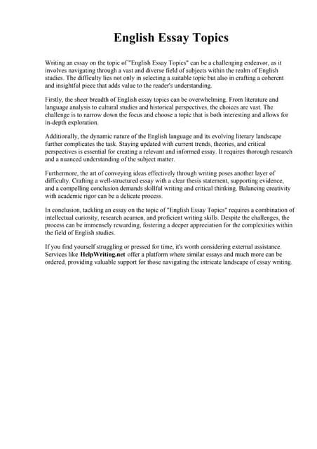 Sample Textual Analysis Essay Judson University Pdf