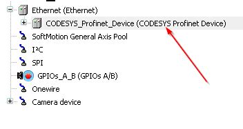 Codesys Using PI4 As A Profinet Device