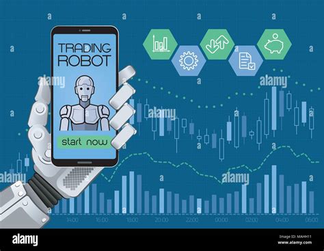 Trading Robot Of Automated Trading System Stock Vector Image And Art Alamy