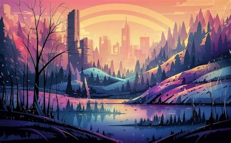 Premium Photo Abstract And Wavy Gradient Colored Line Art Background